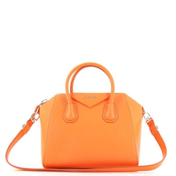 Givenchy | Bags | Givenchy Antigona Bag Leather Small Orange | Poshmark